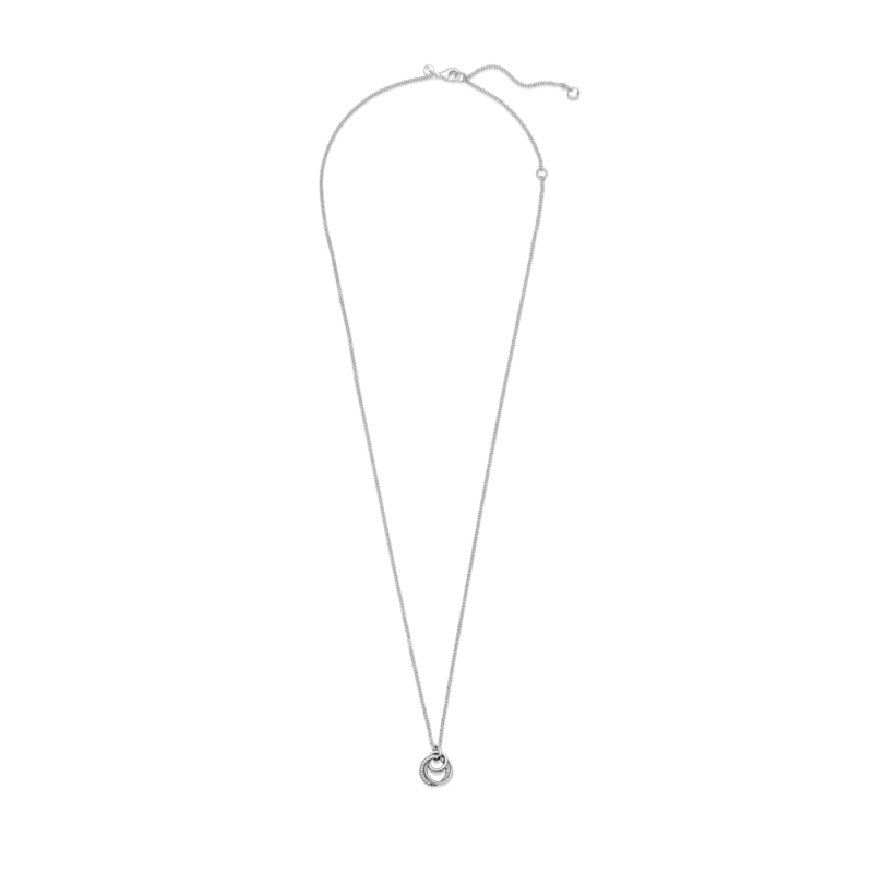 COLGANTE PANDORA PLATA DE LEY CÍRCULO FAMILIAR SIEMPRE 391455C01-60
