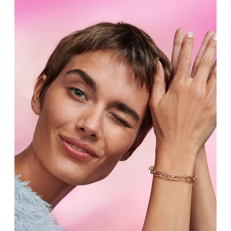 PANDORA ME LINK DOBLE ORO ROSA 781699C01