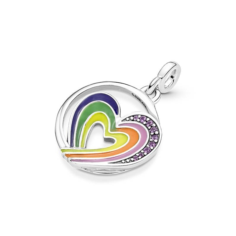 PANDORA CORAZÓN ARCO IRIS DE LA LIBERTAD 791793C01