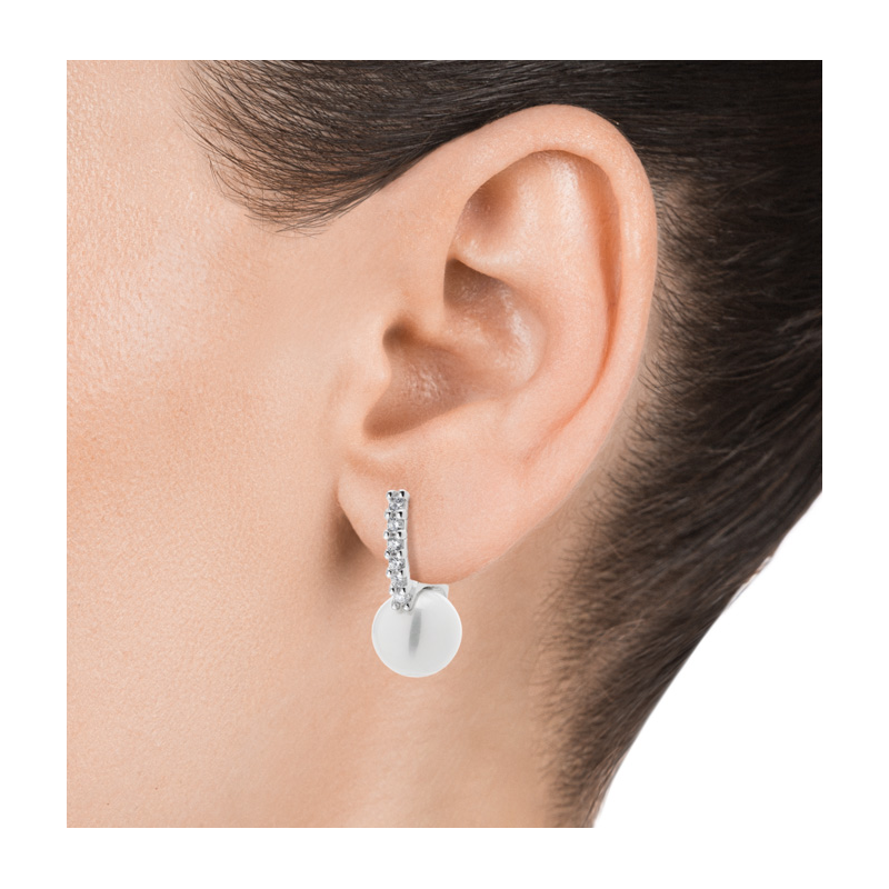 PENDIENTES VICEROY CLASICA PLATA PERLA MUJER 7136E000-68