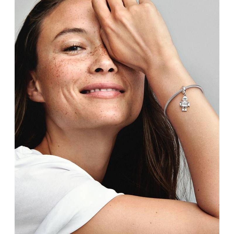 CHARM PANDORA PLATA COLGANTE BOT EL ROBOT 792250C01