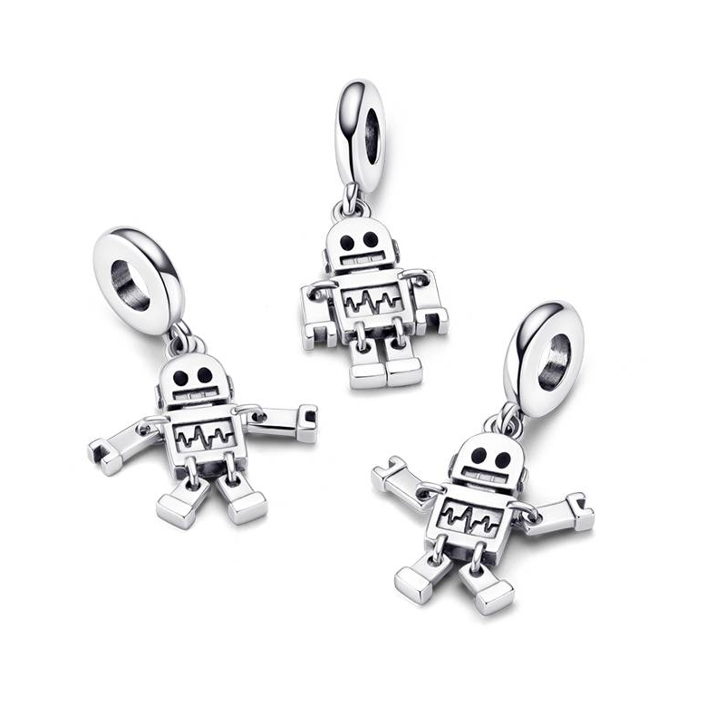 CHARM PANDORA PLATA COLGANTE BOT EL ROBOT 792250C01