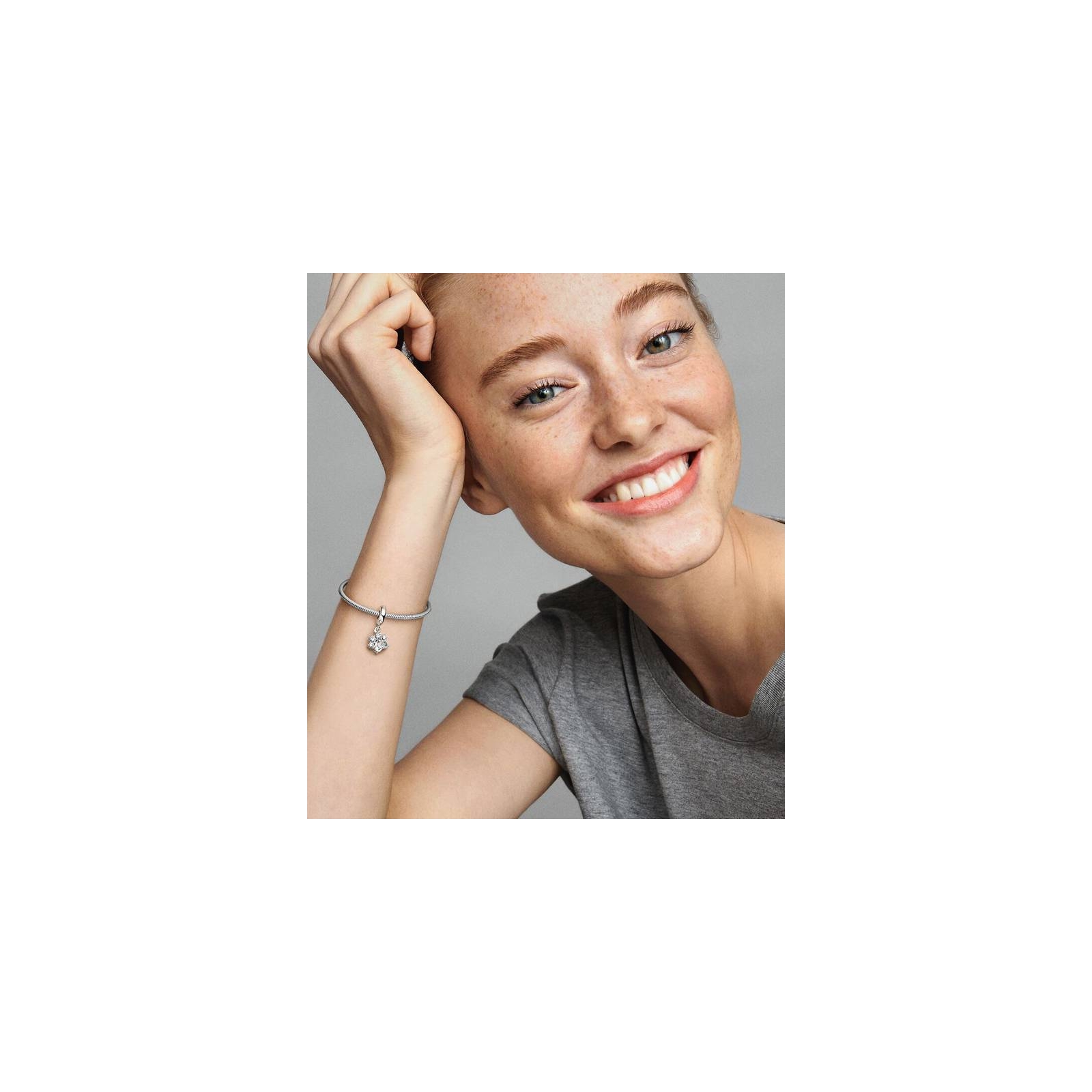 CHARM PANDORA PLATA HUELLA MASCOTA BRILLANTE 792247C01