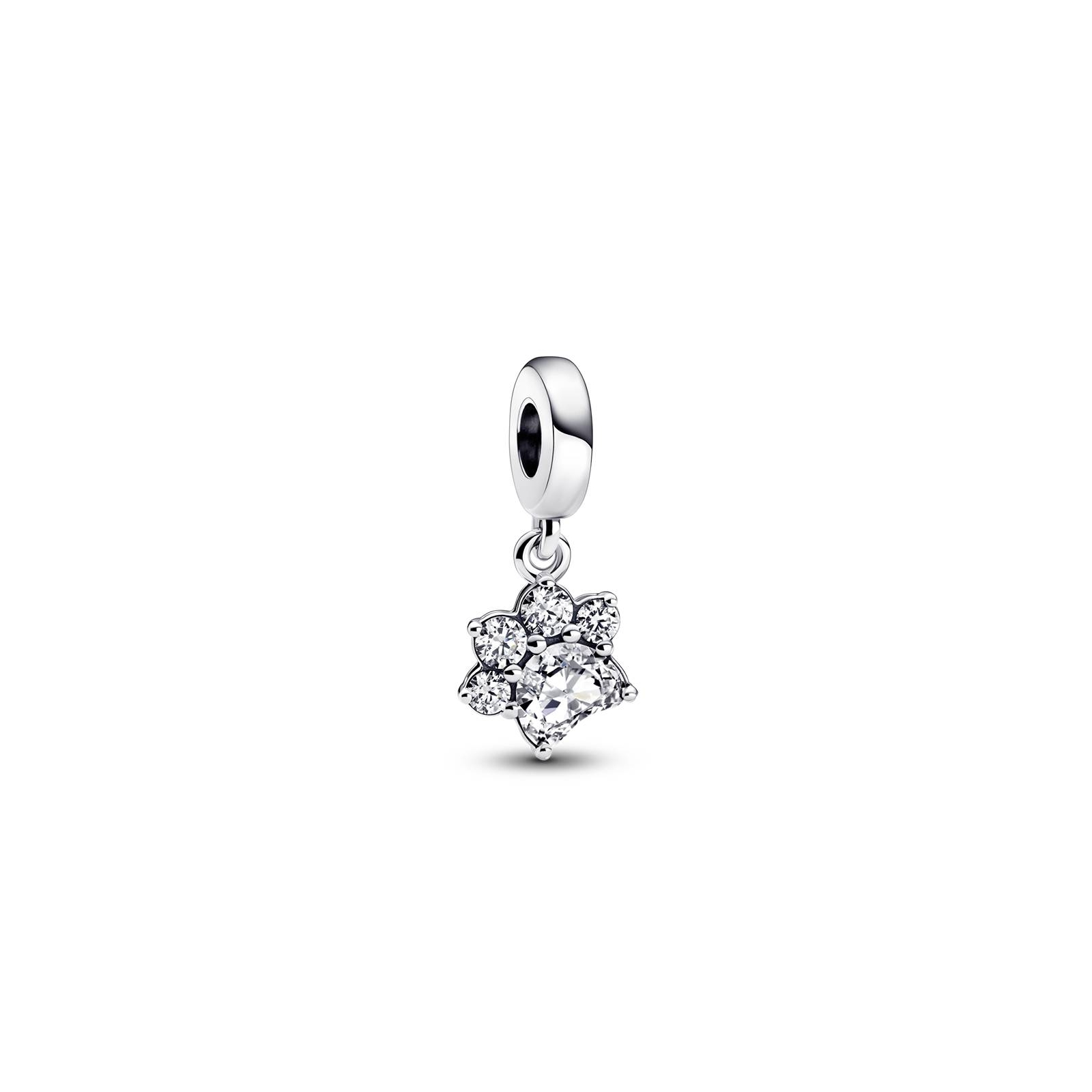 CHARM PANDORA PLATA HUELLA MASCOTA BRILLANTE 792247C01