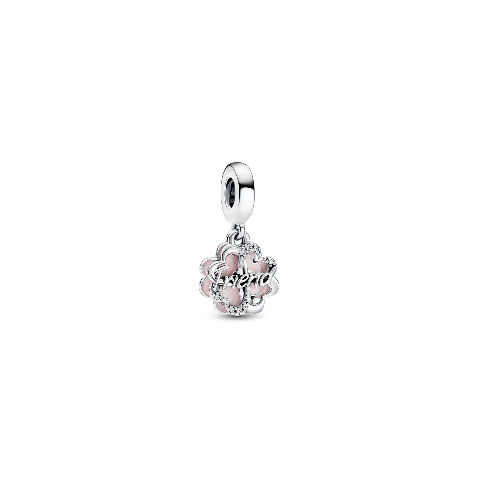 CHARM PANDORA COLGANTE PLATA TREBOL CUATRO HOJAS AMISTAD 792245C01
