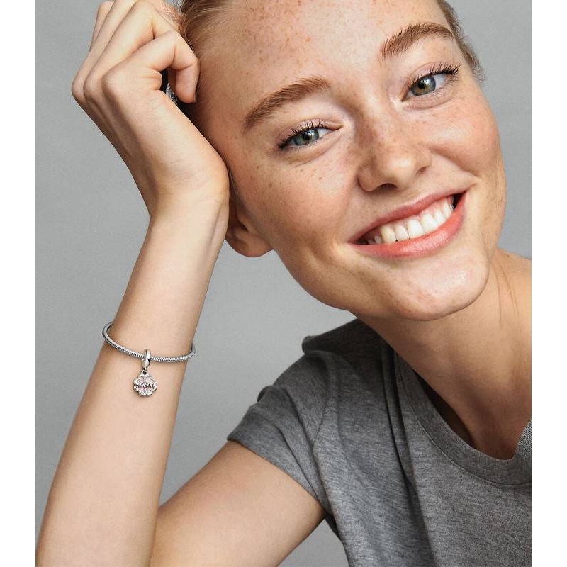 CHARM PANDORA COLGANTE PLATA TREBOL CUATRO HOJAS AMISTAD 792245C01