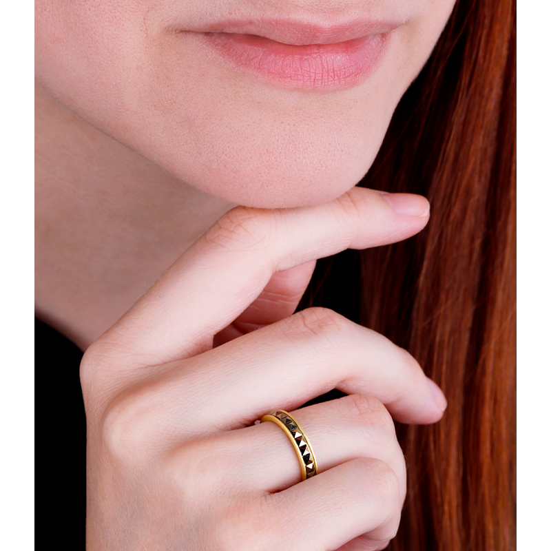 ANILLO "LIMA YELOW" PLATA DE LEY