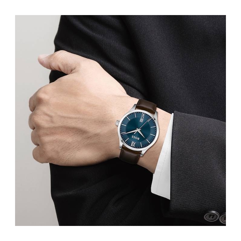 RELOJ HUGO BOSS CORREA PIEL MARRON HOMBRE 1513955