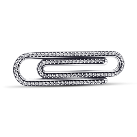 CHARM LINK PANDORA ME CLIP PAVE PLATA 792297C01