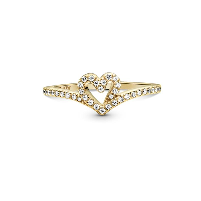 ANILLO PANDORA CORAZÓN DESEO BRILLANTE 169302C01